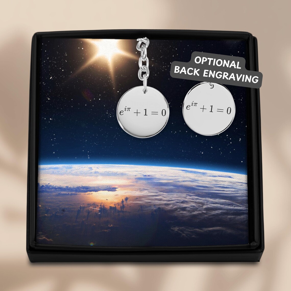 Euler's Identity Equation Keychain Geeky Math Gift for Him, Physics ...