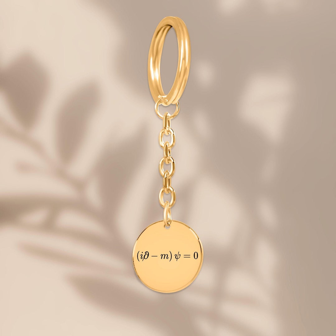 Dirac Equation Keychain – Quantum Physics Gift for University Geeks ...