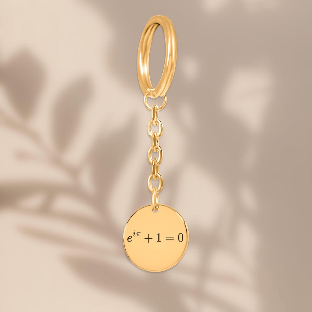 Euler's Identity Equation Keychain Geeky Math Gift for Him, Physics ...