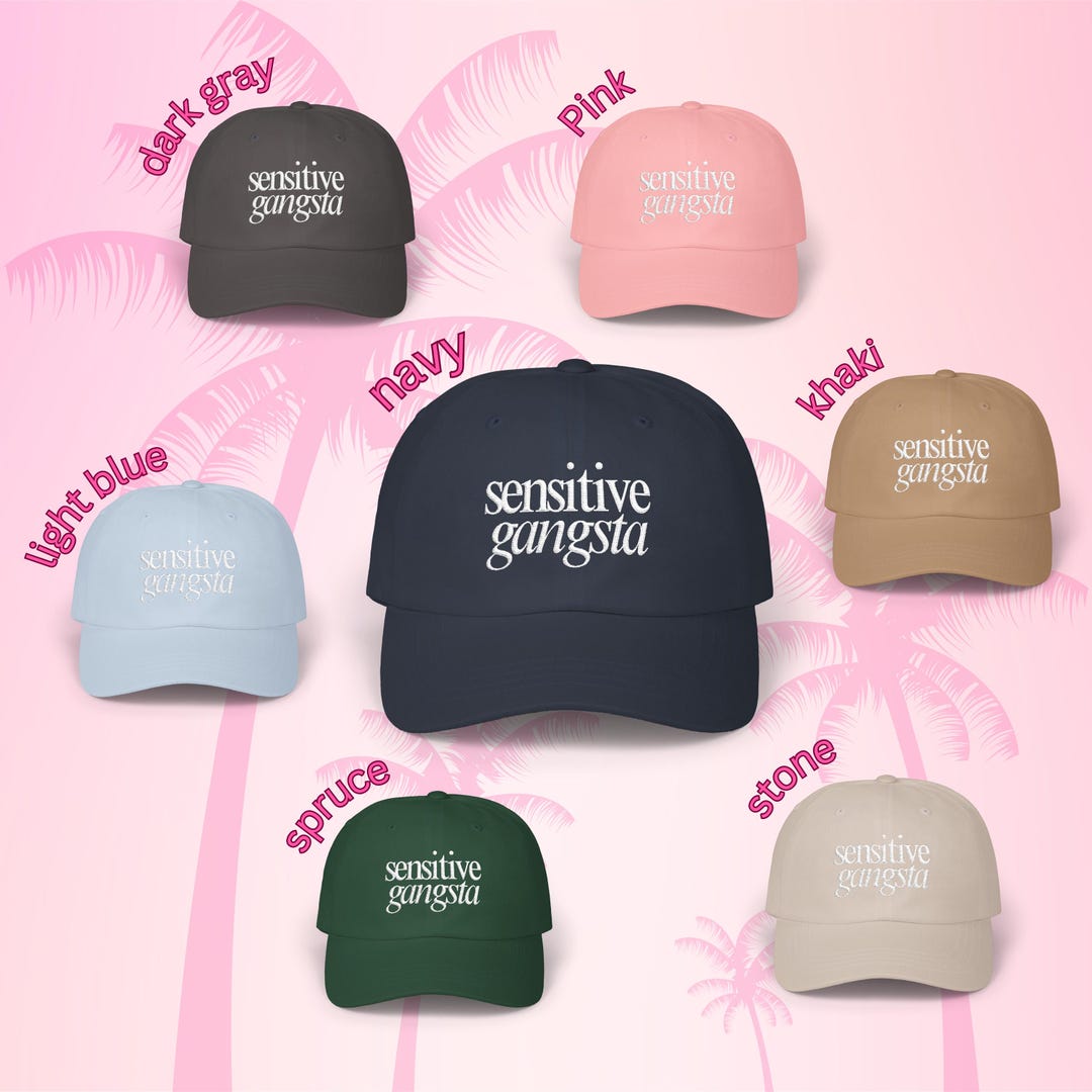 Sensitive Gangsta Hat - Love Island Inspired Cap | Amaya Papaya Quote ...