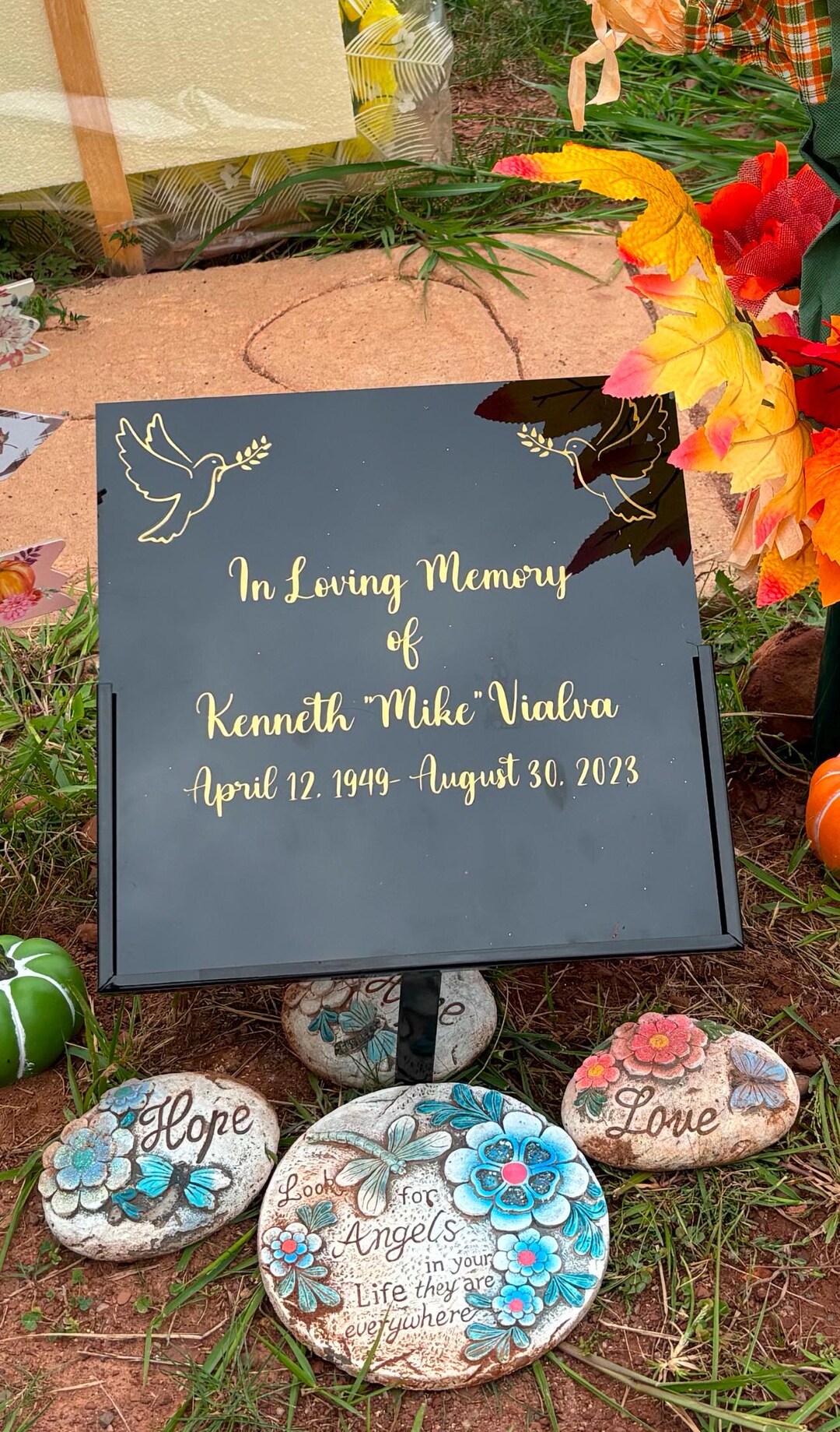Temporary Headstone - Etsy