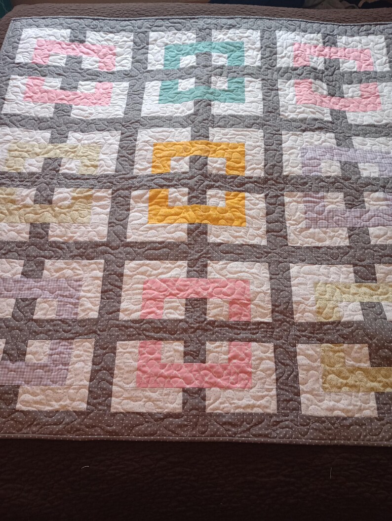 Baby Plaid Crib Quilt - Etsy
