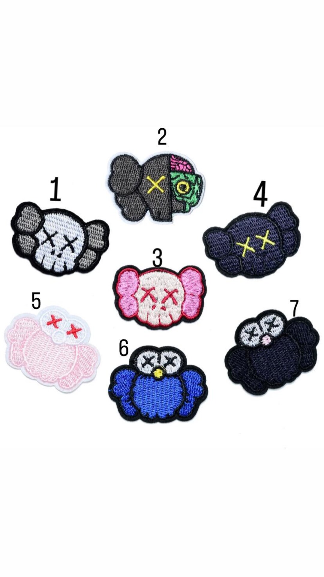 Kaws Iron on Patches - Etsy