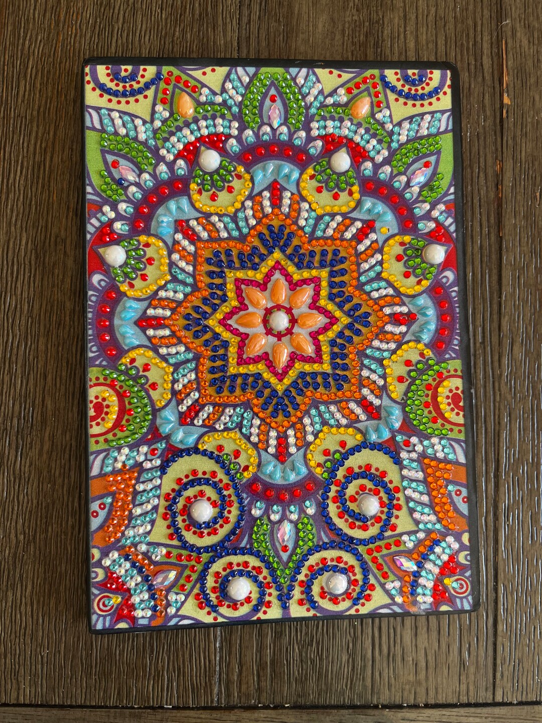 Floral Diamond Art Notebook, Journal, Diary, Sealant Applied ...