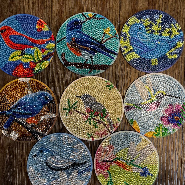 Diamond Dot Coasters - Etsy