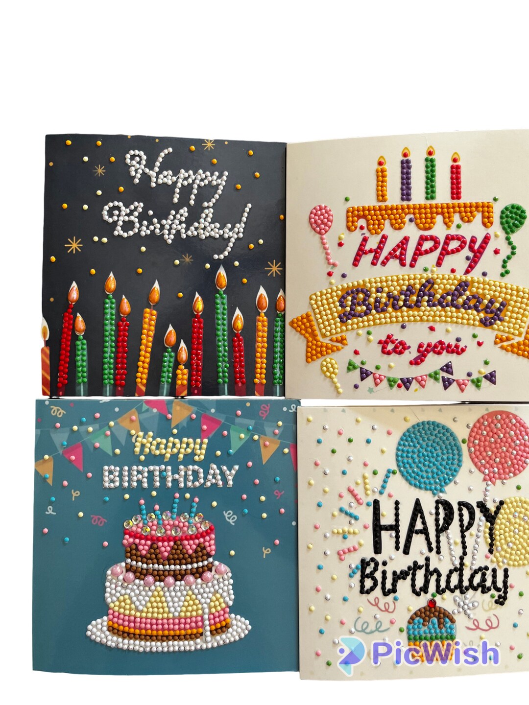 Diamond Art, Diamond Painting, Greeting Cards, Happy Birthday , Gift ...