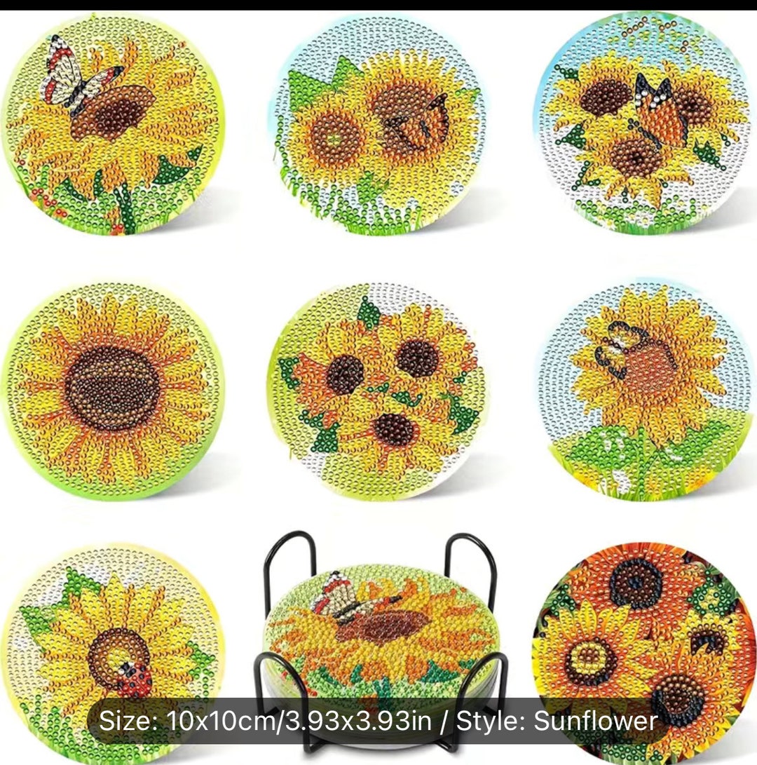 DIY Do It Yourself Diamond Art Diamond Painting Coasters - Etsy