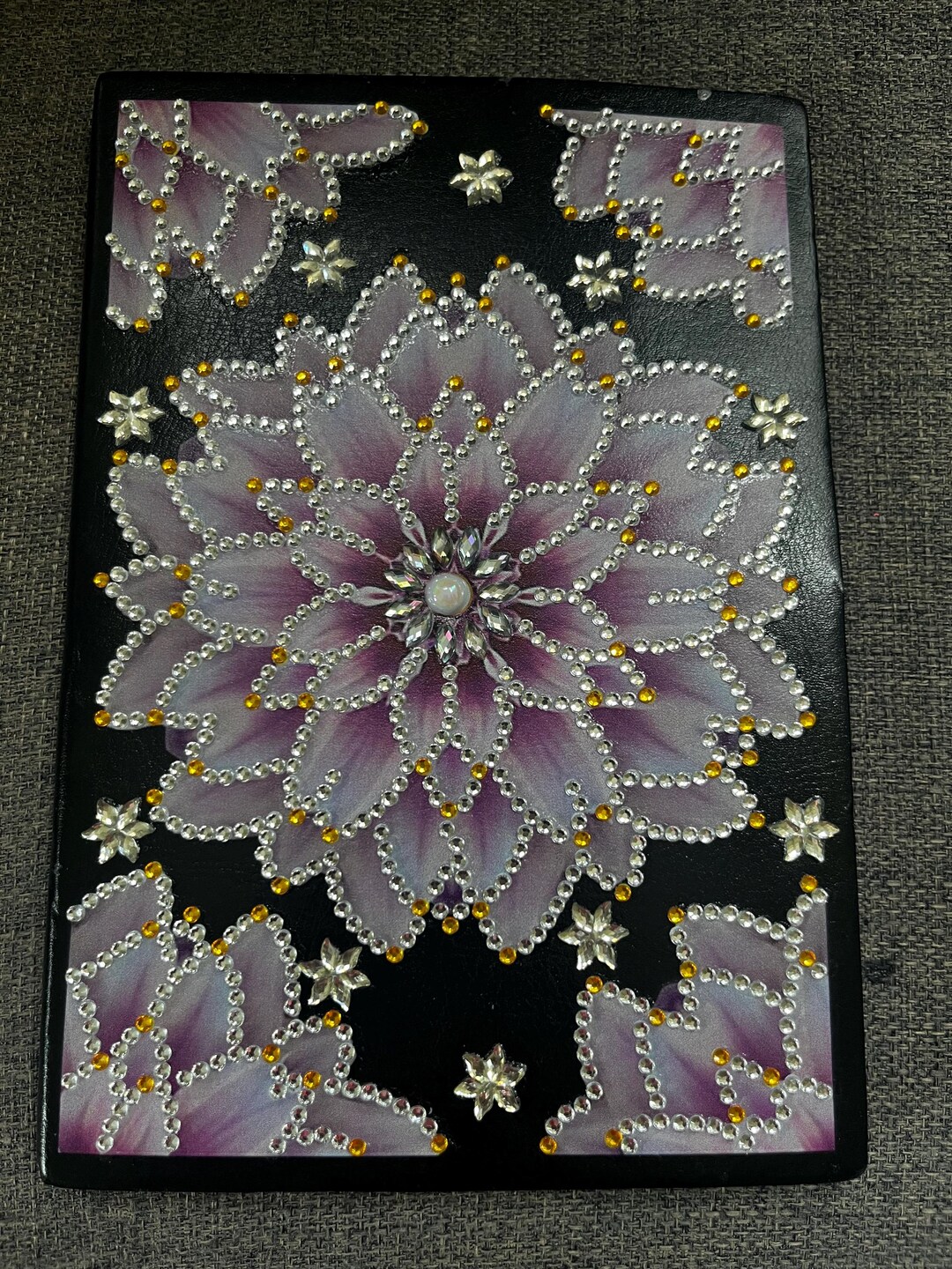 Pink Flower Diamond Art Notebook, Journal, Diary, Sketchbook, Flower ...