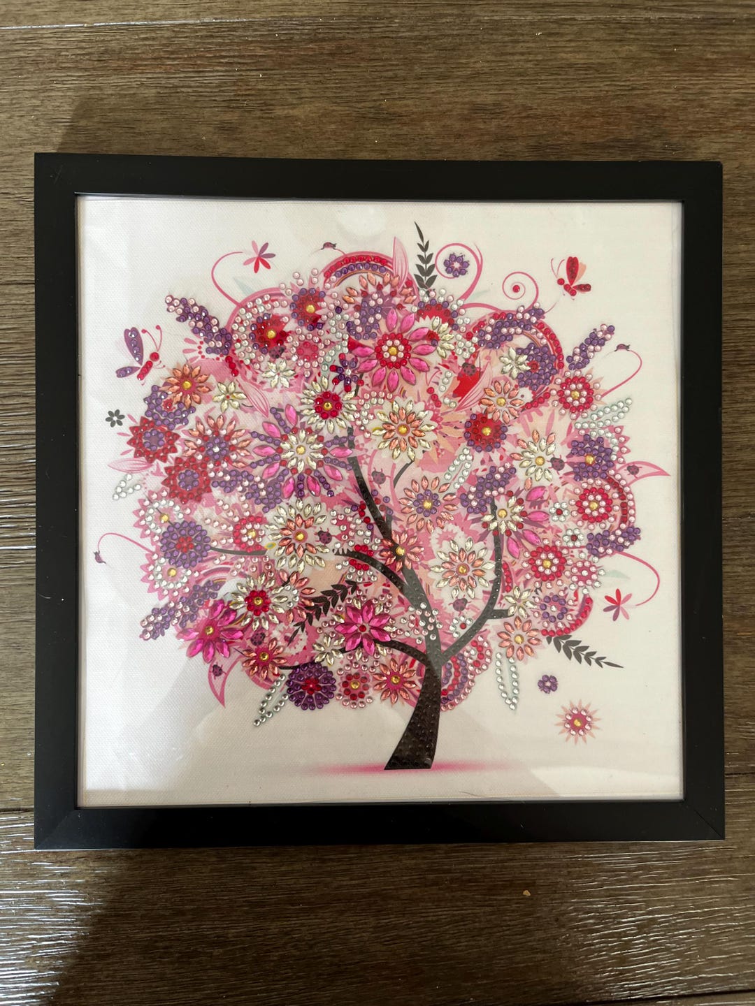 Diamond Art Tree Picture, Diamond Art Picture, Tree, Frame Included - Etsy