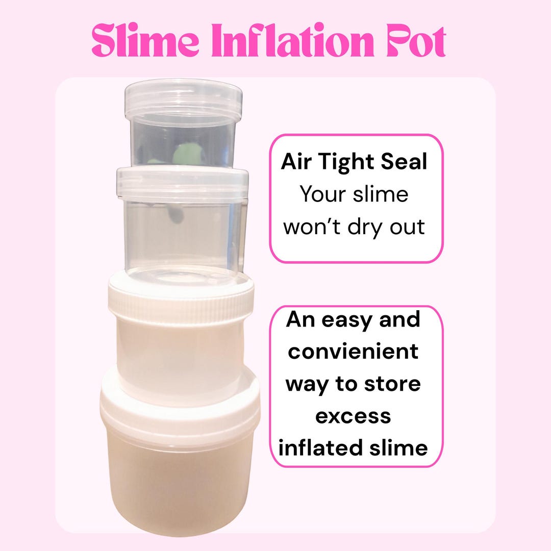 Empty Slime Containers for Slime Tub for Slime Pot Slime Shop Slime ...