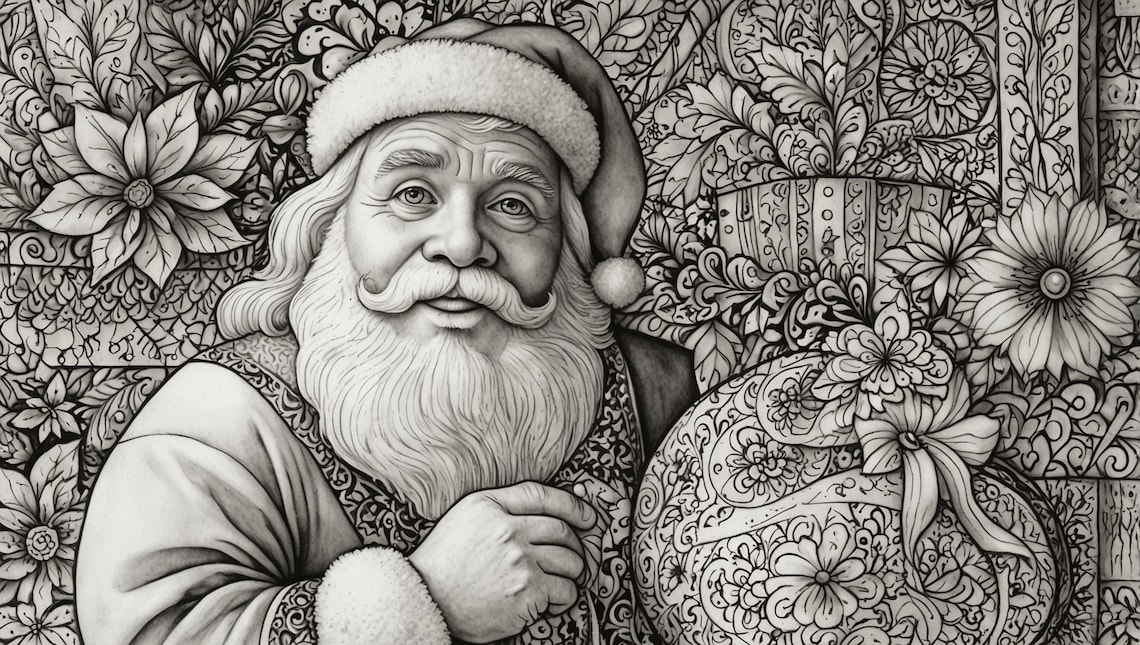 100 Christmas-themed Coloring Pages – Fun for Kids & Adults | Printable ...
