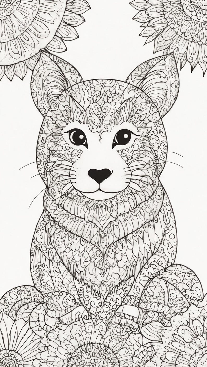 100 Mediative Coloring Pages – Fun for Kids & Adults | Printable ...