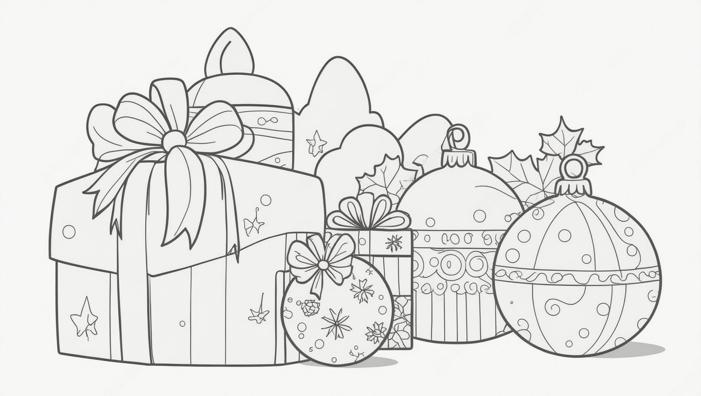100 Christmas-themed Coloring Pages Fun for Kids & Adults Printable ...