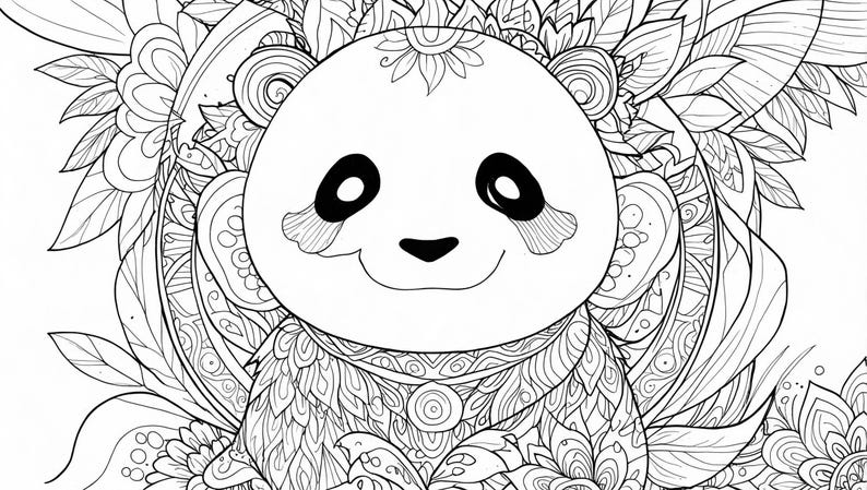 100 Mediative Coloring Pages – Fun for Kids & Adults | Printable ...