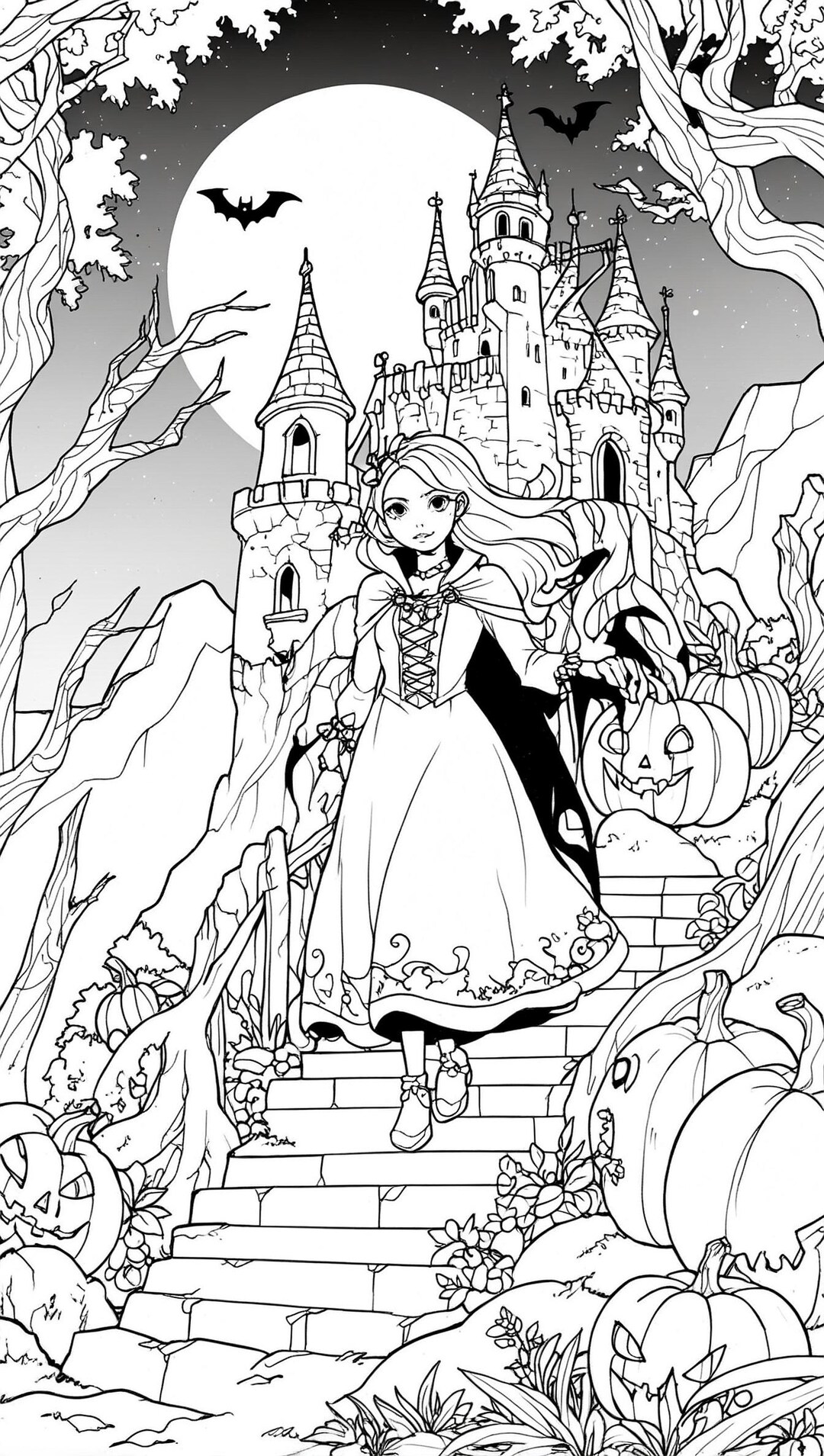 100 Halloween-themed Coloring Pages – Fun for Kids & Adults | Printable ...