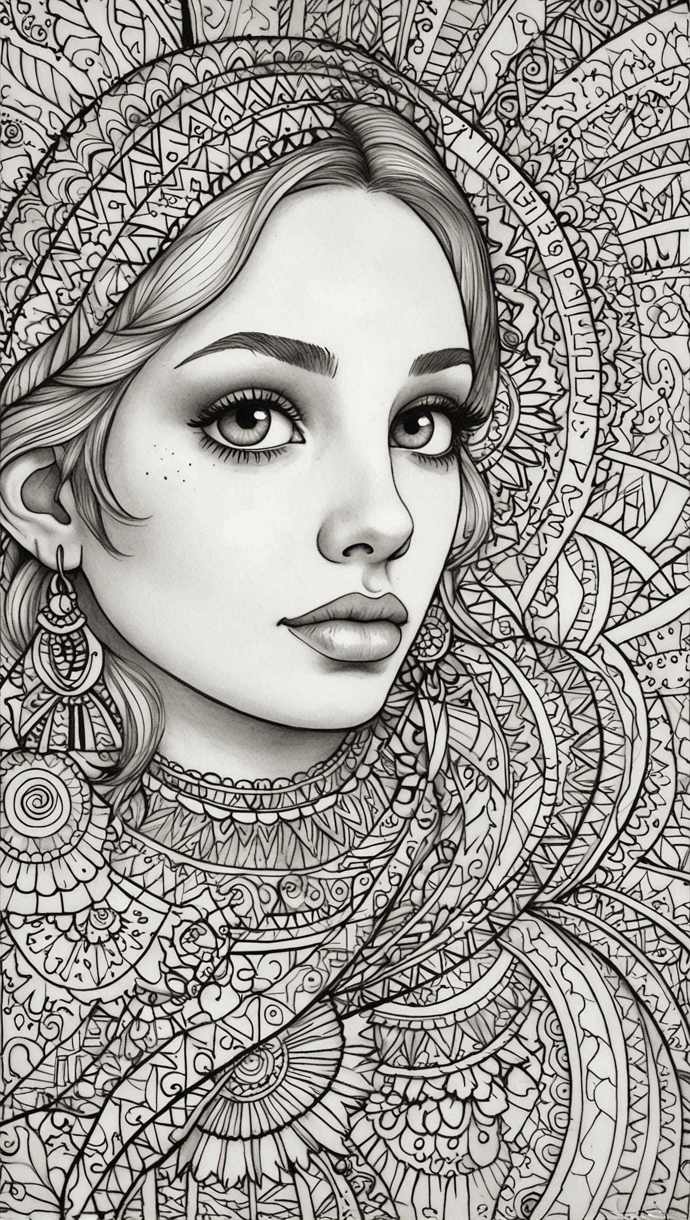 100 Mediative Coloring Pages – Fun for Kids & Adults | Printable ...