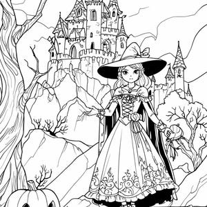 100 Halloween-themed Coloring Pages – Fun for Kids & Adults | Printable ...