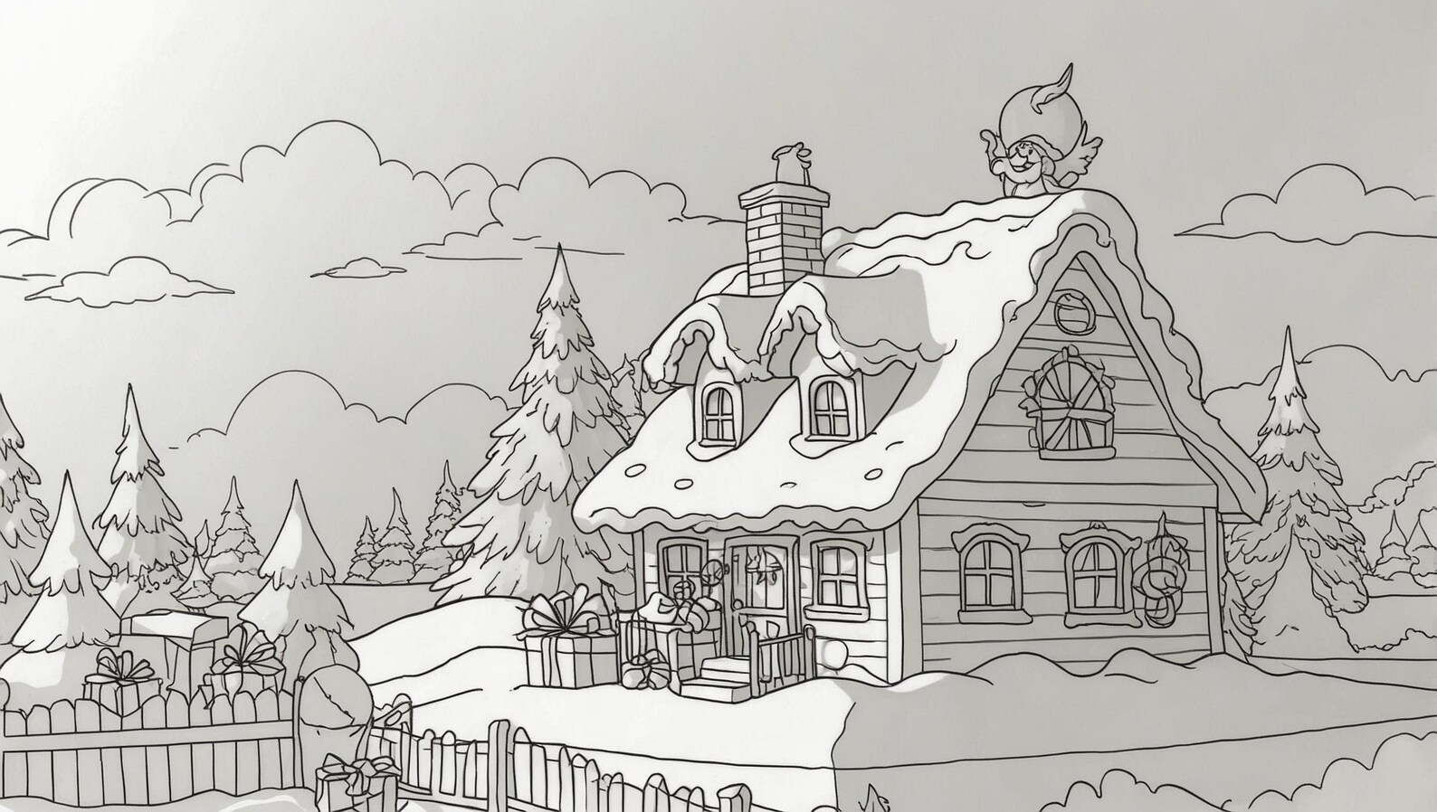 100 Christmas-themed Coloring Pages – Fun for Kids & Adults | Printable ...