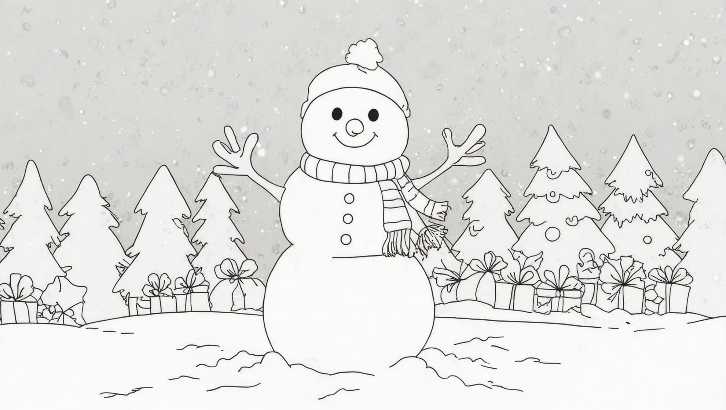 100 Christmas-themed Coloring Pages – Fun for Kids & Adults | Printable ...