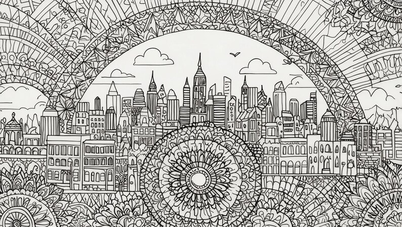 100 Mediative Coloring Pages – Fun for Kids & Adults | Printable ...