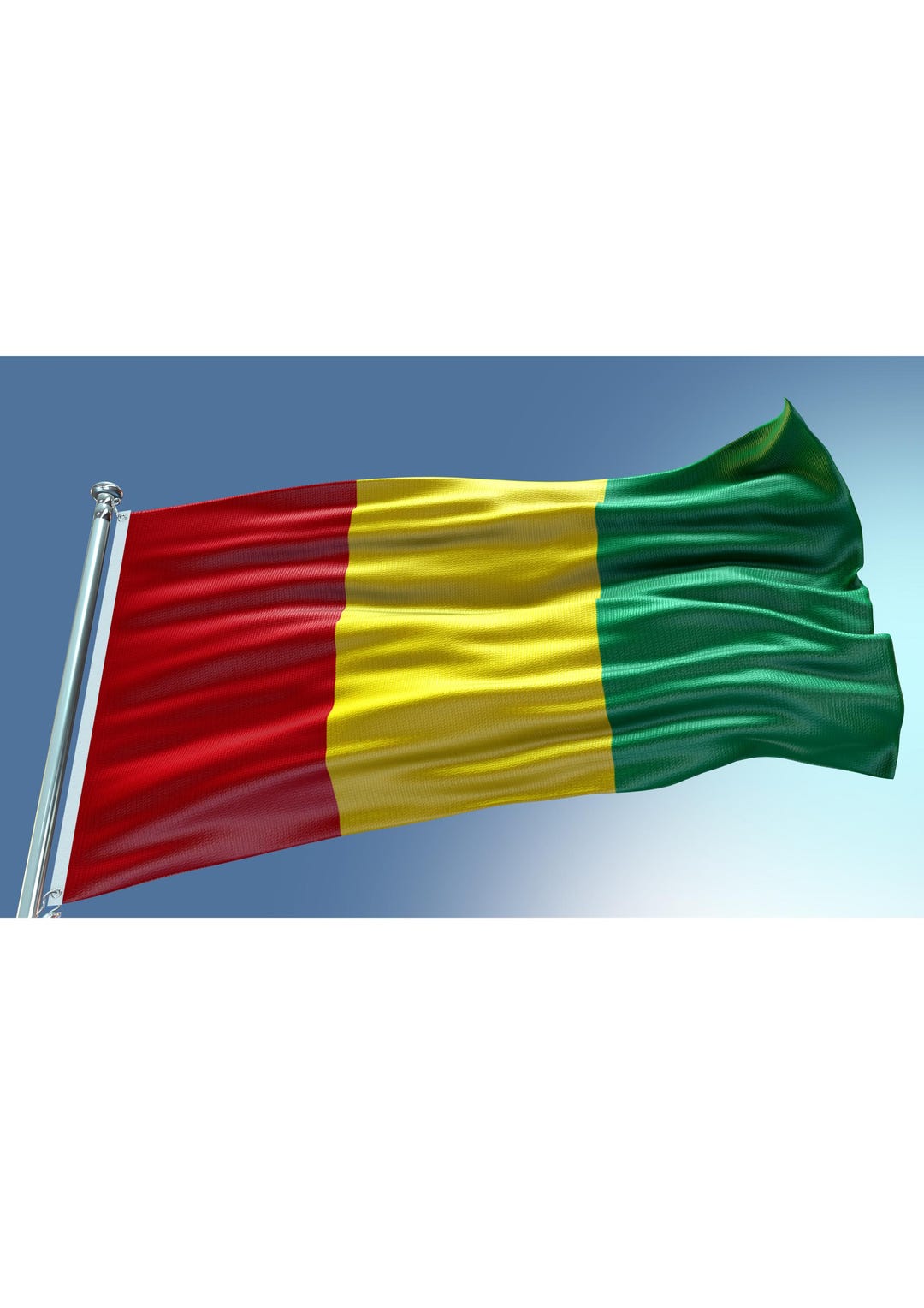 Flag of Guinea High Quality Materials and Printing Indoor Outdoor Use ...
