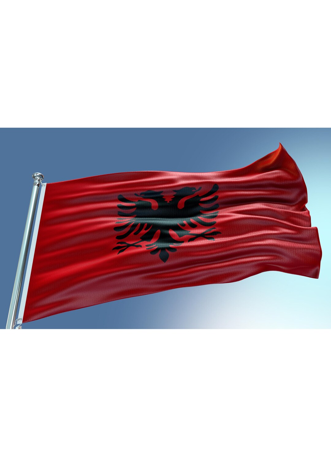 Flag of Albania High Quality Materials and Printing Indoor Outdoor Use ...