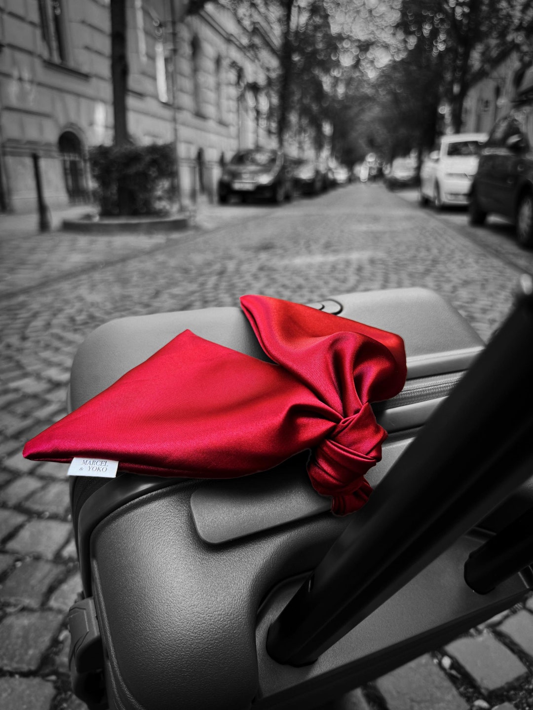 Elegant Ribbon Bag & Luggage Tags - Etsy