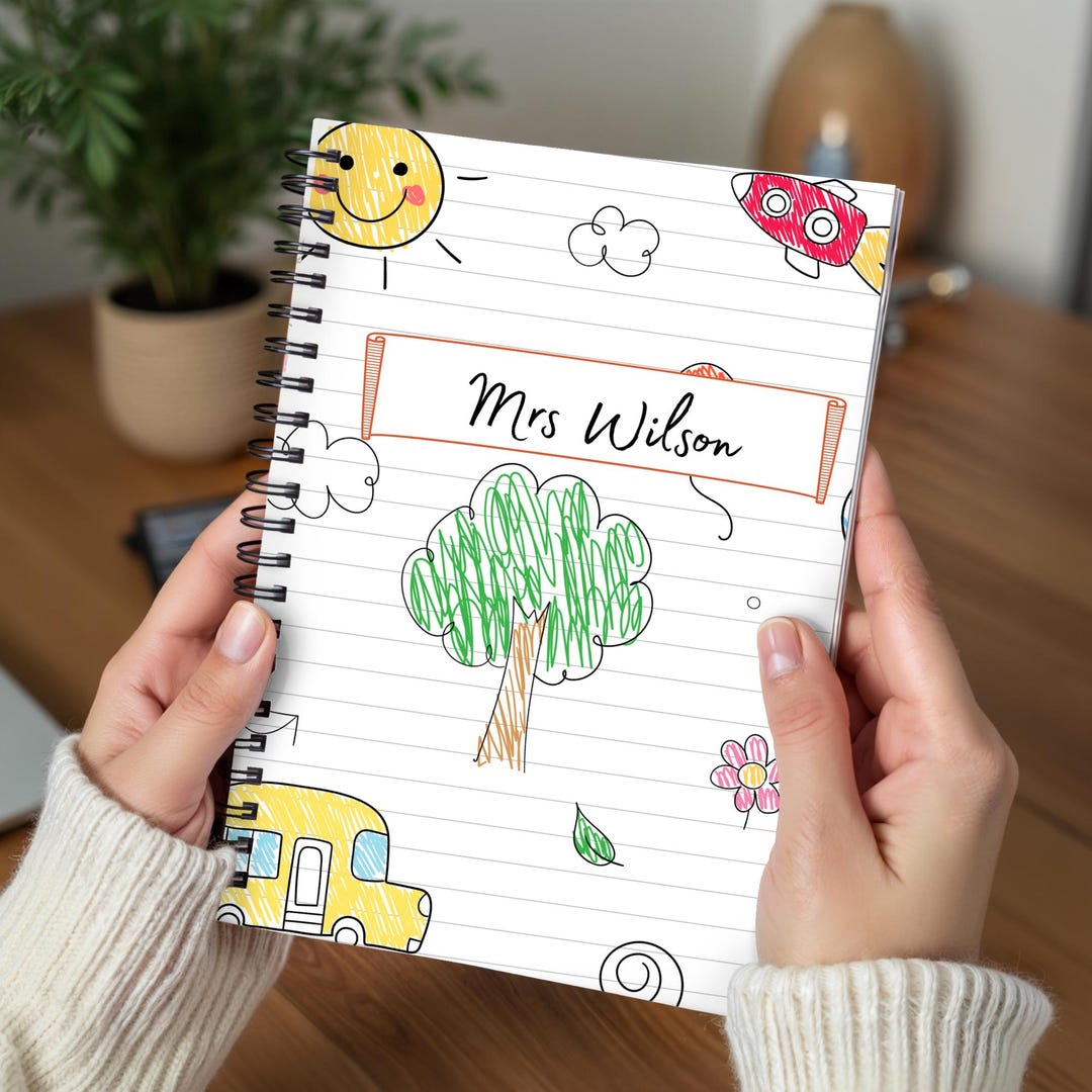 Personalised Teacher/ School Assistant Notebook A5 - Etsy