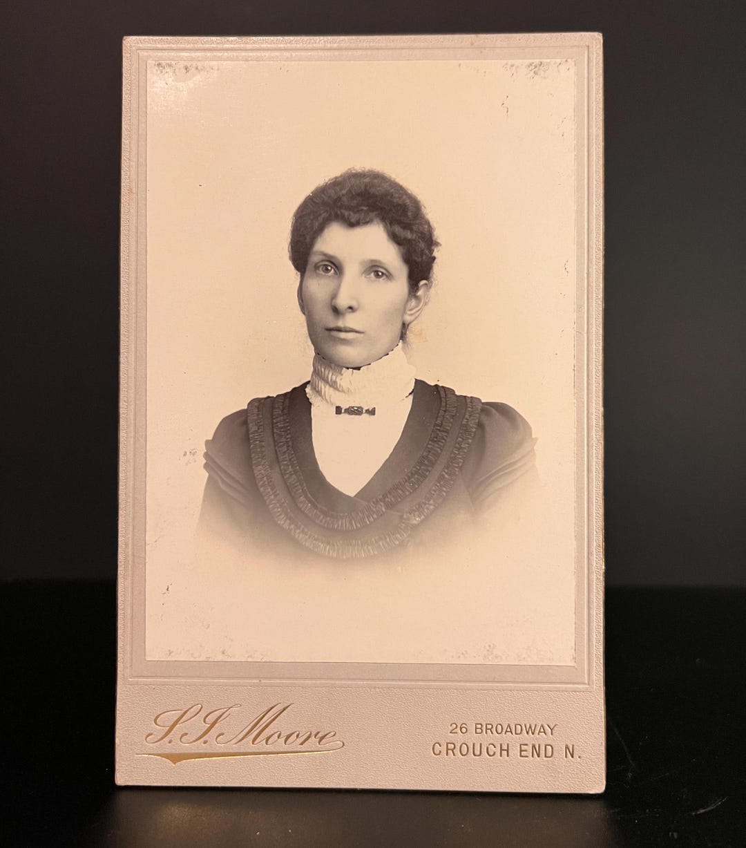 Early 1900s Cabinet Card Elegant Upper-class Lady in Refined Attire - Etsy