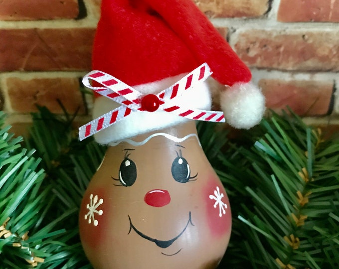 Christmas Gingerbread Girl. Hand Painted Gingerbread Girl .christmas ...