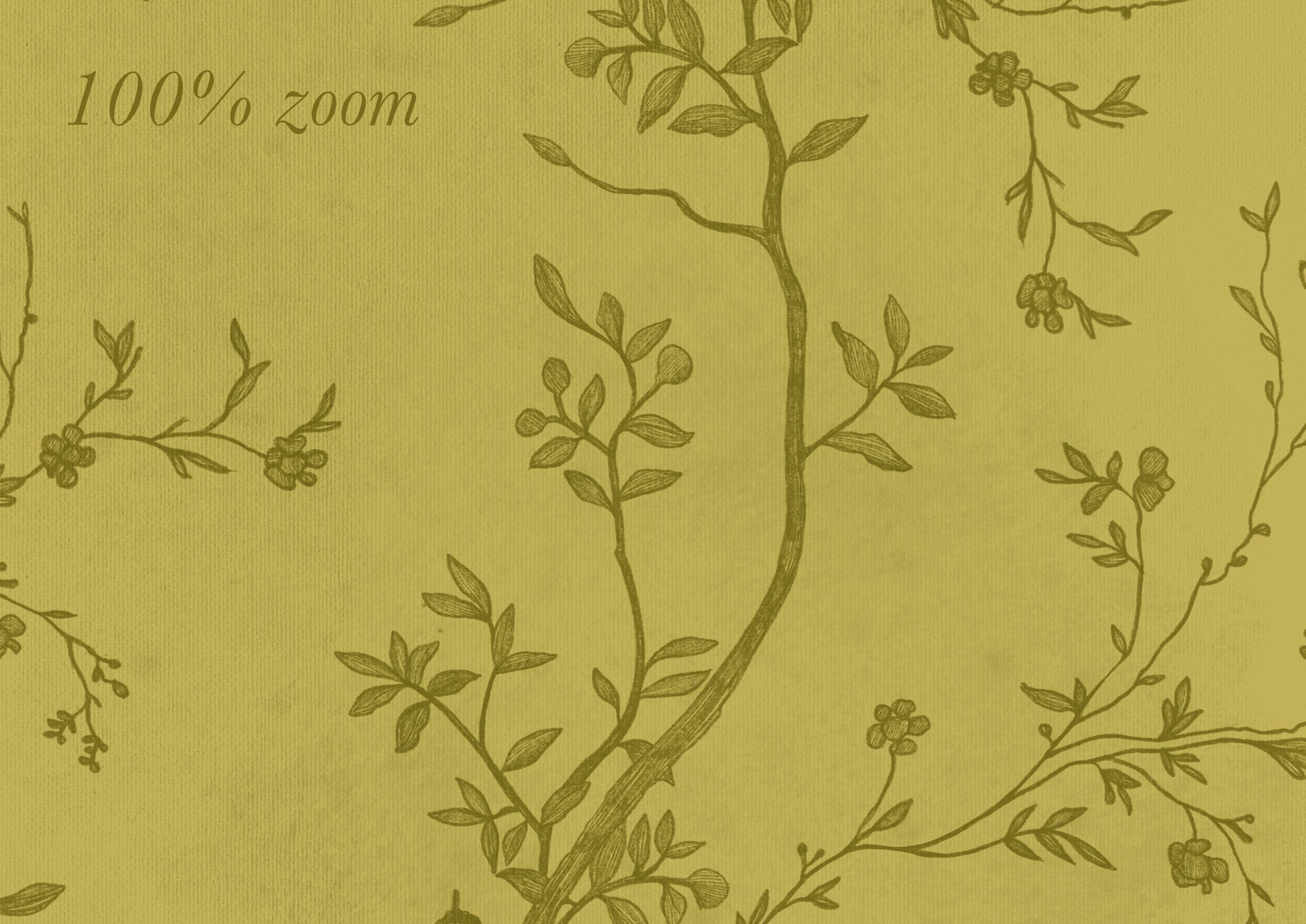 Secret Garden Seamless Pattern, Green Baroque Floral Paper, Vintage ...