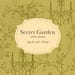 Secret Garden Seamless Pattern, Green Baroque Floral Paper, Vintage ...