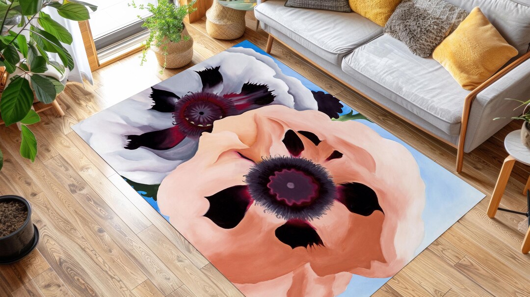 Georgia O'keeffe Poppies 1950,american Painter,vintage,modernism ...