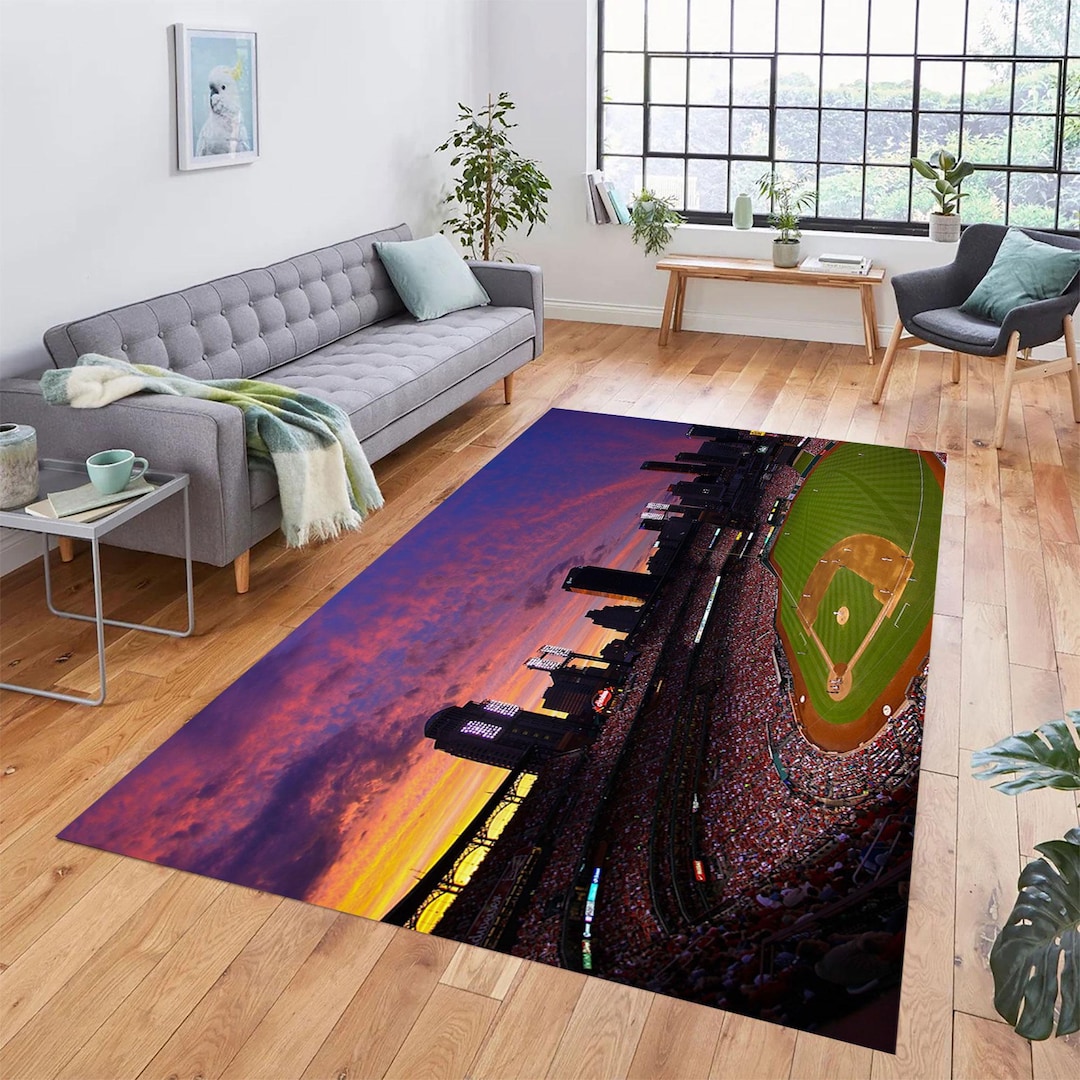 Busch Stadium St Louis, Wall Rug Art,bamboo Rug,wall Rug,famous ...