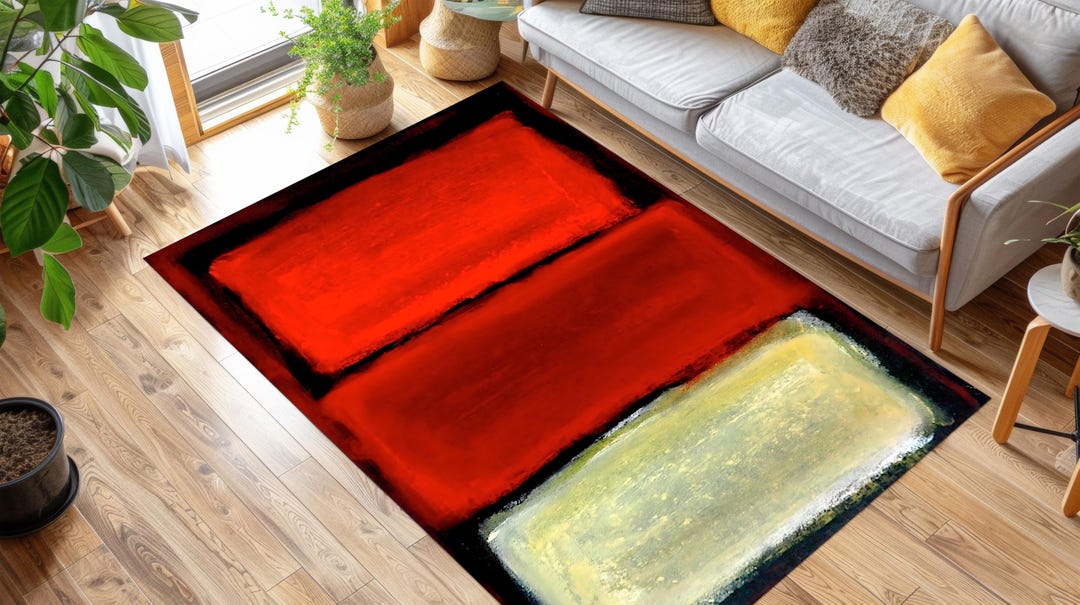 The Art of Mark Rothko, Bamboo Rug, Aesthetic Decor, Abstract Art ...