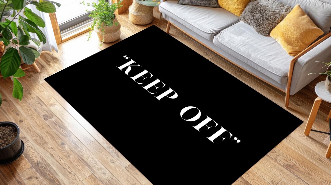 Bamboo Rug, Keep off Rug,cool Rug, Black Keep Off, Fan Carpet, Designer ...