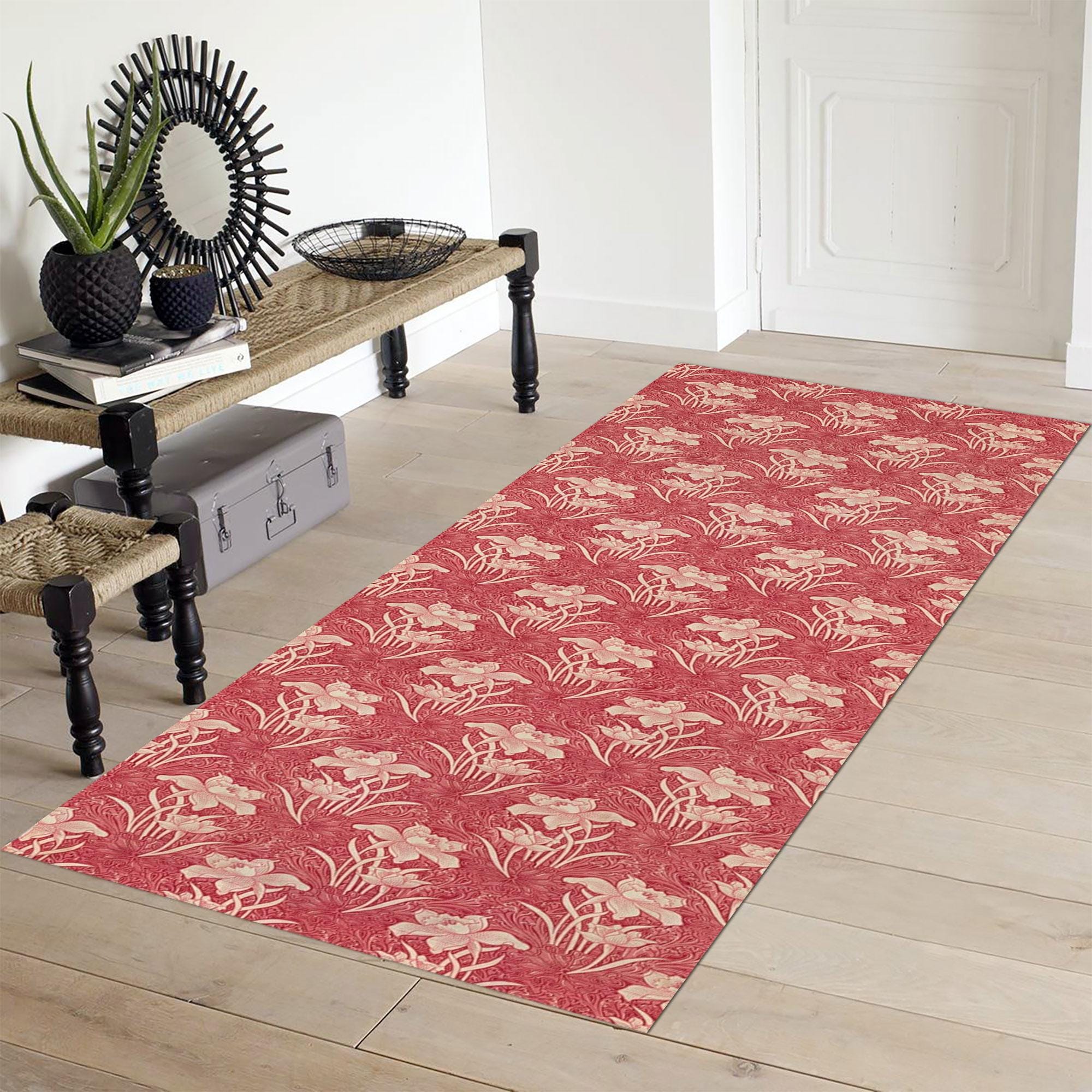 William Morris's Famous Pattern, Runner Rug,bamboo Rug,washable Rug ...