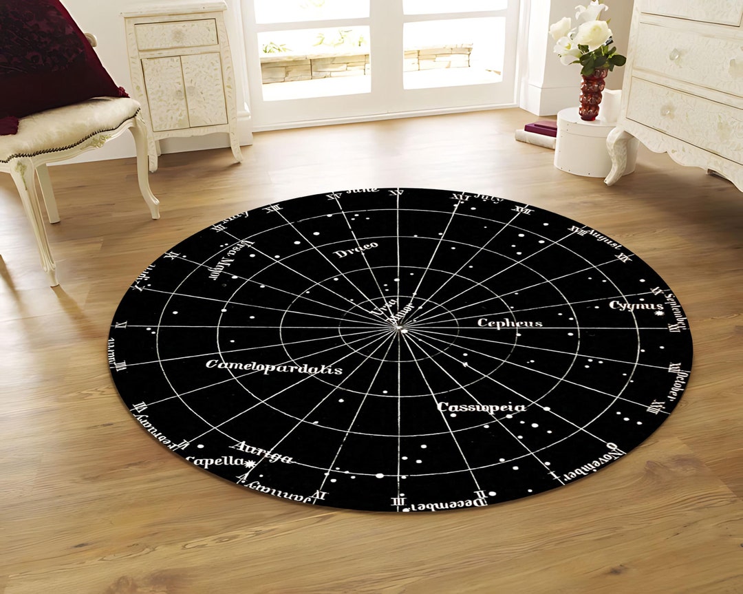 Astronomy Constellation Rug,bamboo Rug,constellations Rug,map Rug ...