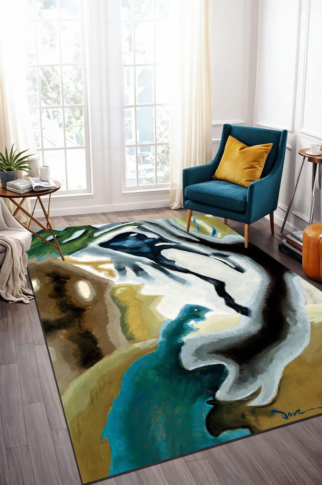 Arthur Dove's Barnyard Fantasy (1935) Famous Painting. Bauhaus ...