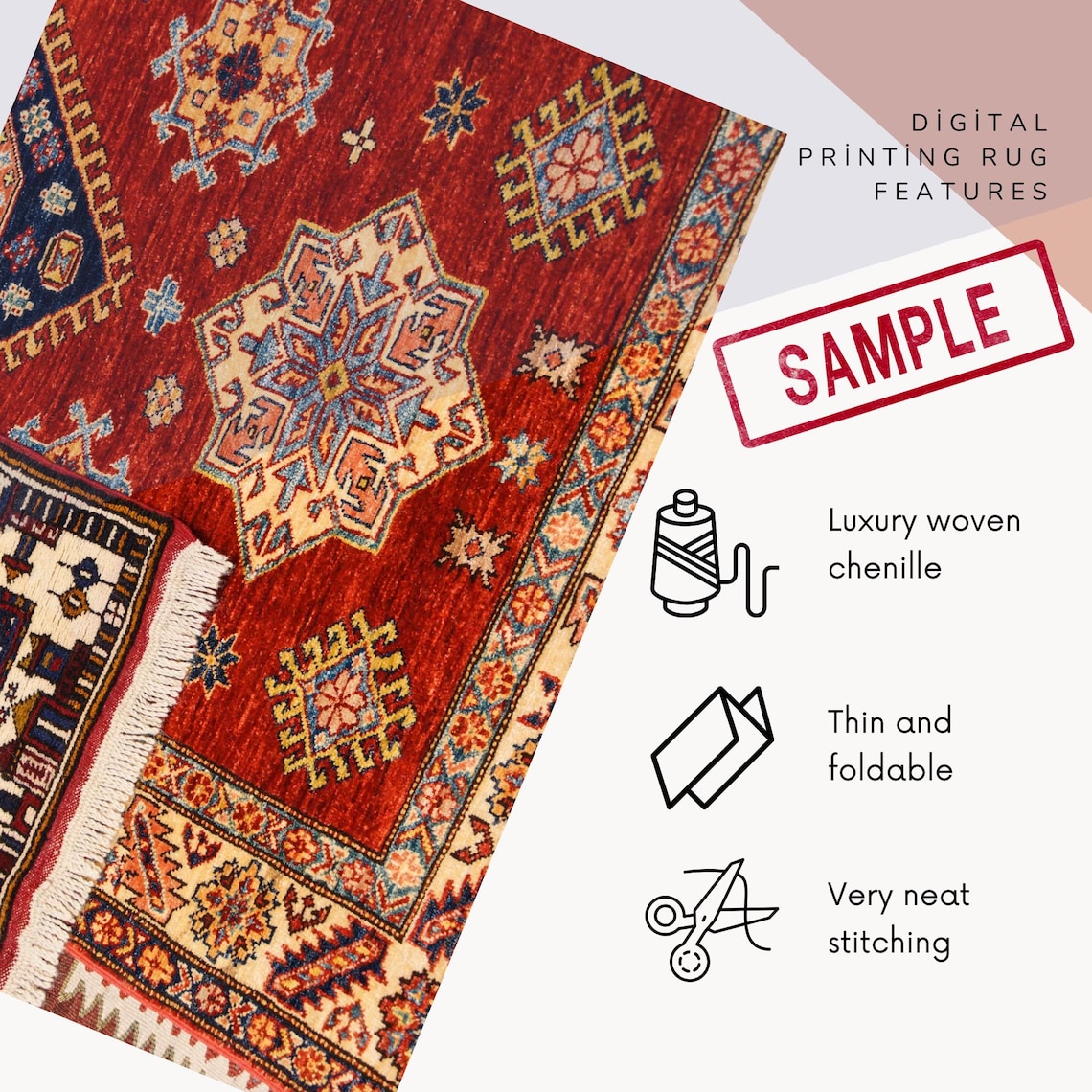 Armenian Bible Cover Rug: Antique Retro Decor, Church Wall Art - Etsy