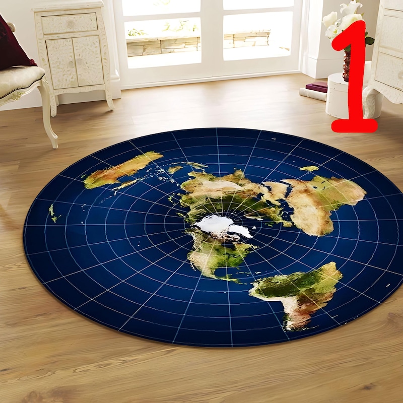 World Map Rug - Etsy