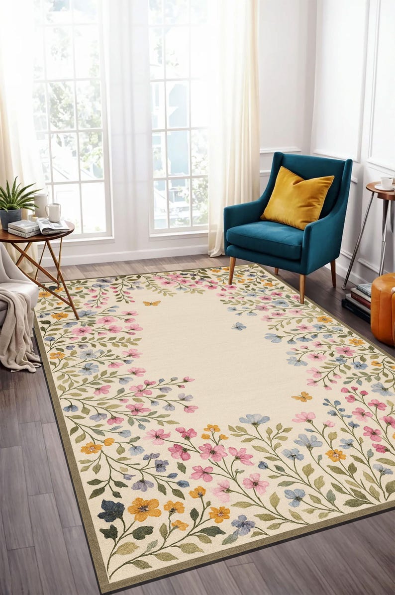 Neon Lights Bamboo Area Rugs: Modern Children's Room Decor - Etsy Australia