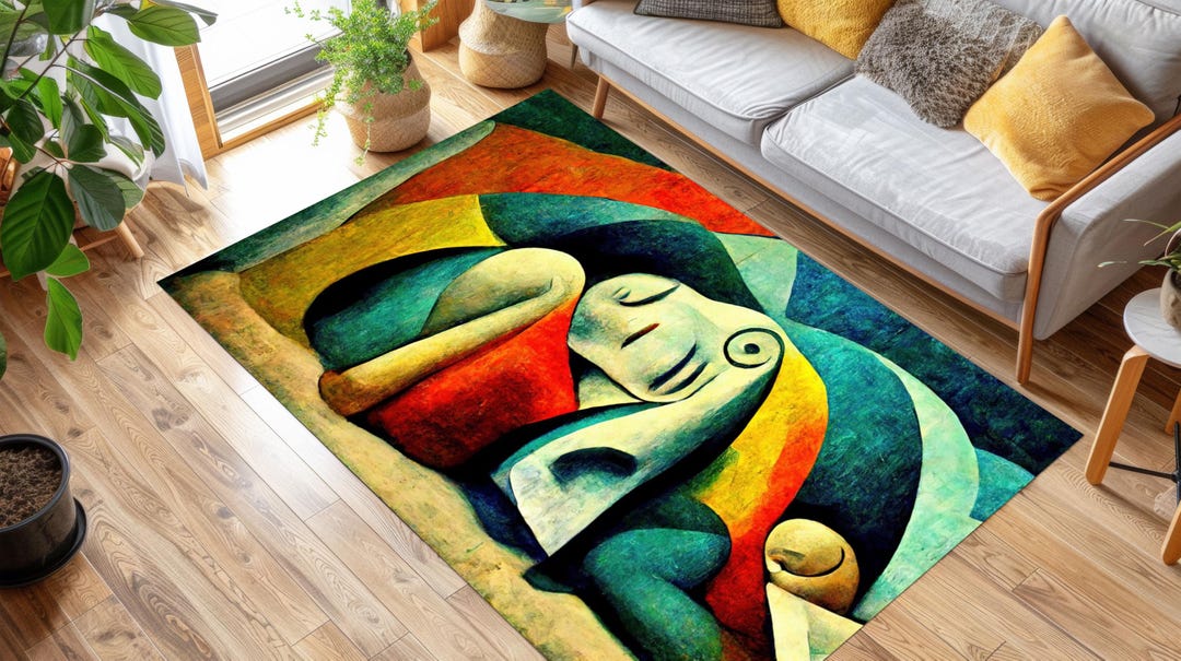 Woman in an Armchair Françoise Gilot Picasso Art, Pablo Picasso Rugs ...