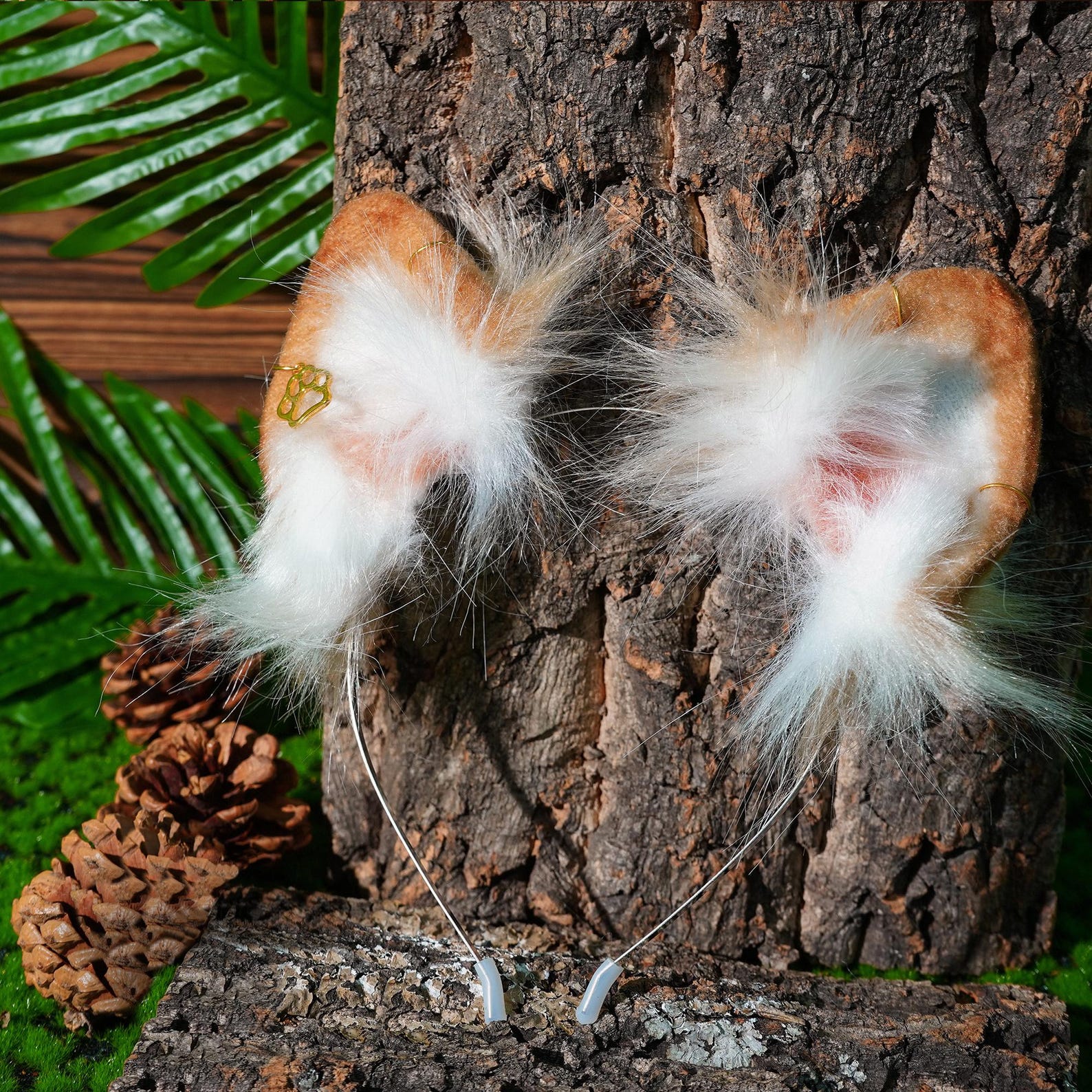 Artificial Fur,shiba Inu,plush Ear and Tail,fursuit,faux Fur Cosplay ...