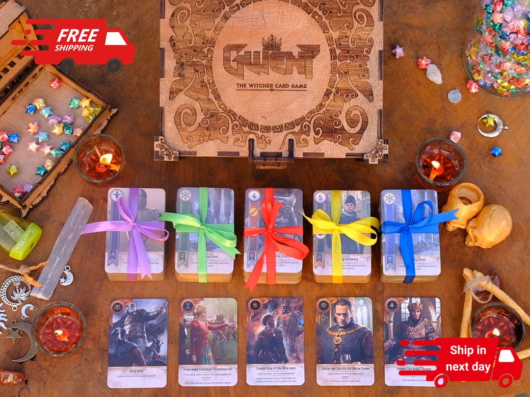 Gwent Cards Gwent the Witcher Card Game Gwent Board Gwent Box the ...
