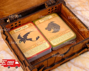 HTTYD Deck of Dragons how to Train Your Dragon Cards - Etsy UK