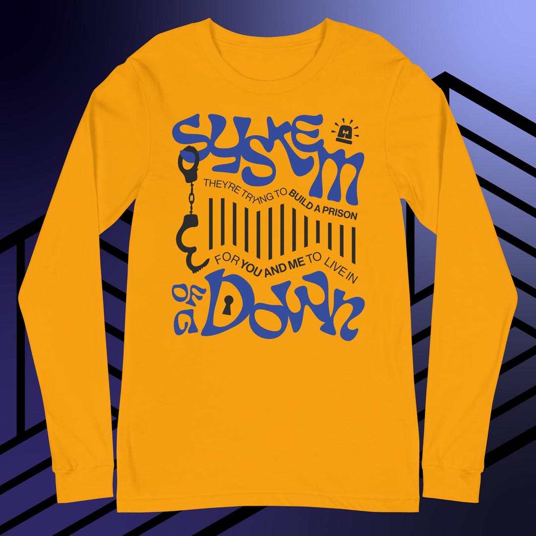 System of a Down 'prison Song' Unisex Long Sleeve T-shirt - Etsy