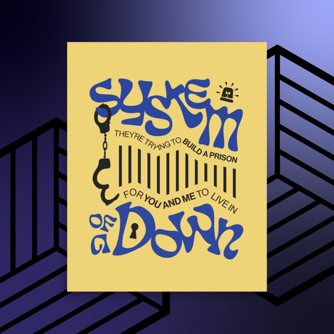 System of a Down Prison Song Poster /// 90s / 2000s / Rock / Metal ...