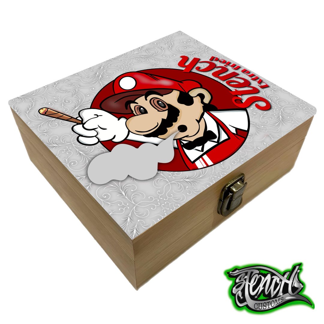 Super Mario Stash Box / Rolling Box - Etsy