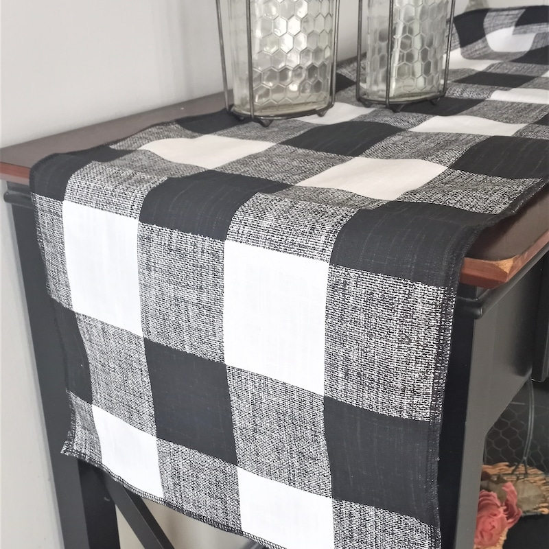 Buffalo Check Table Runner - Etsy